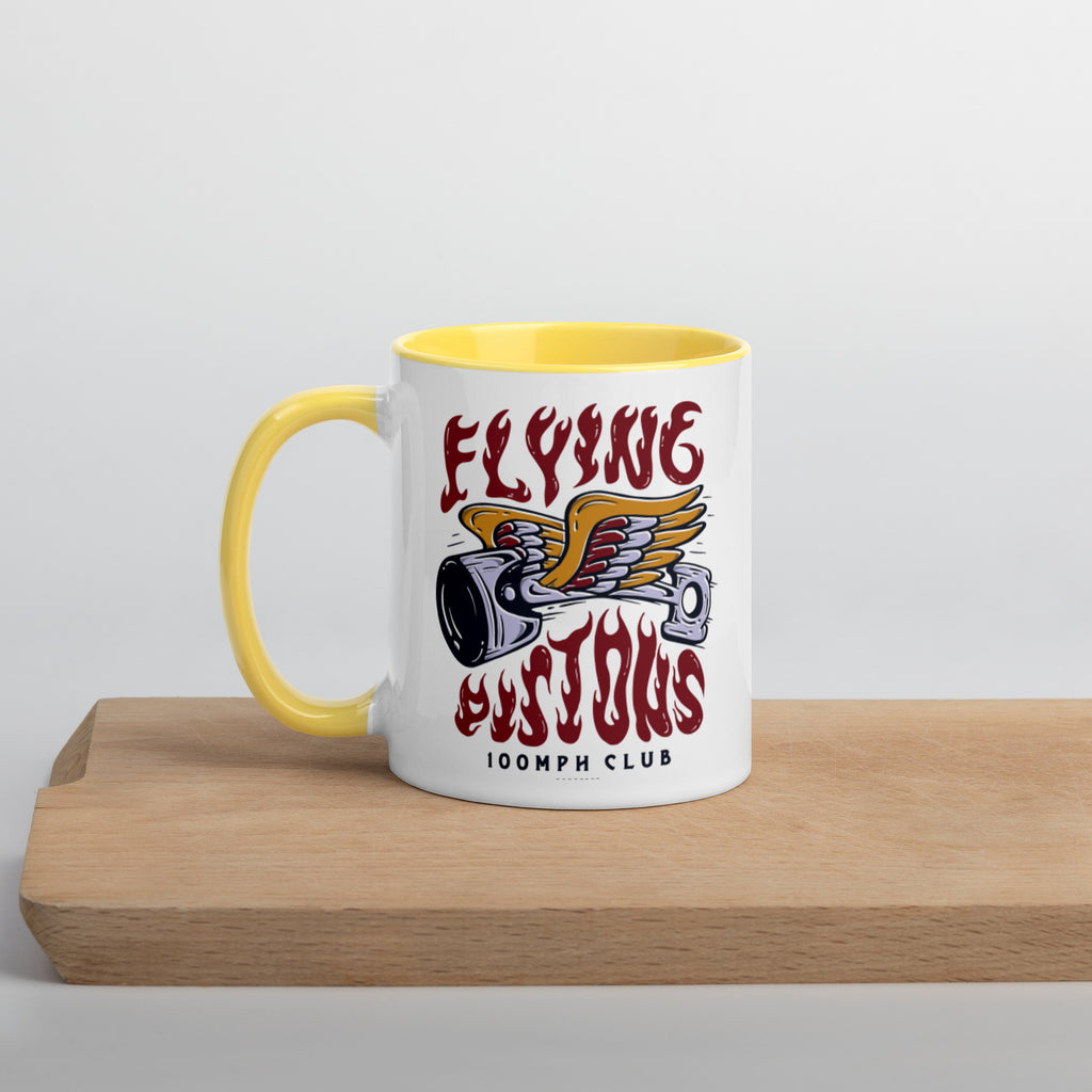 Flying Pistons Mug – 100 Miles Per Hour